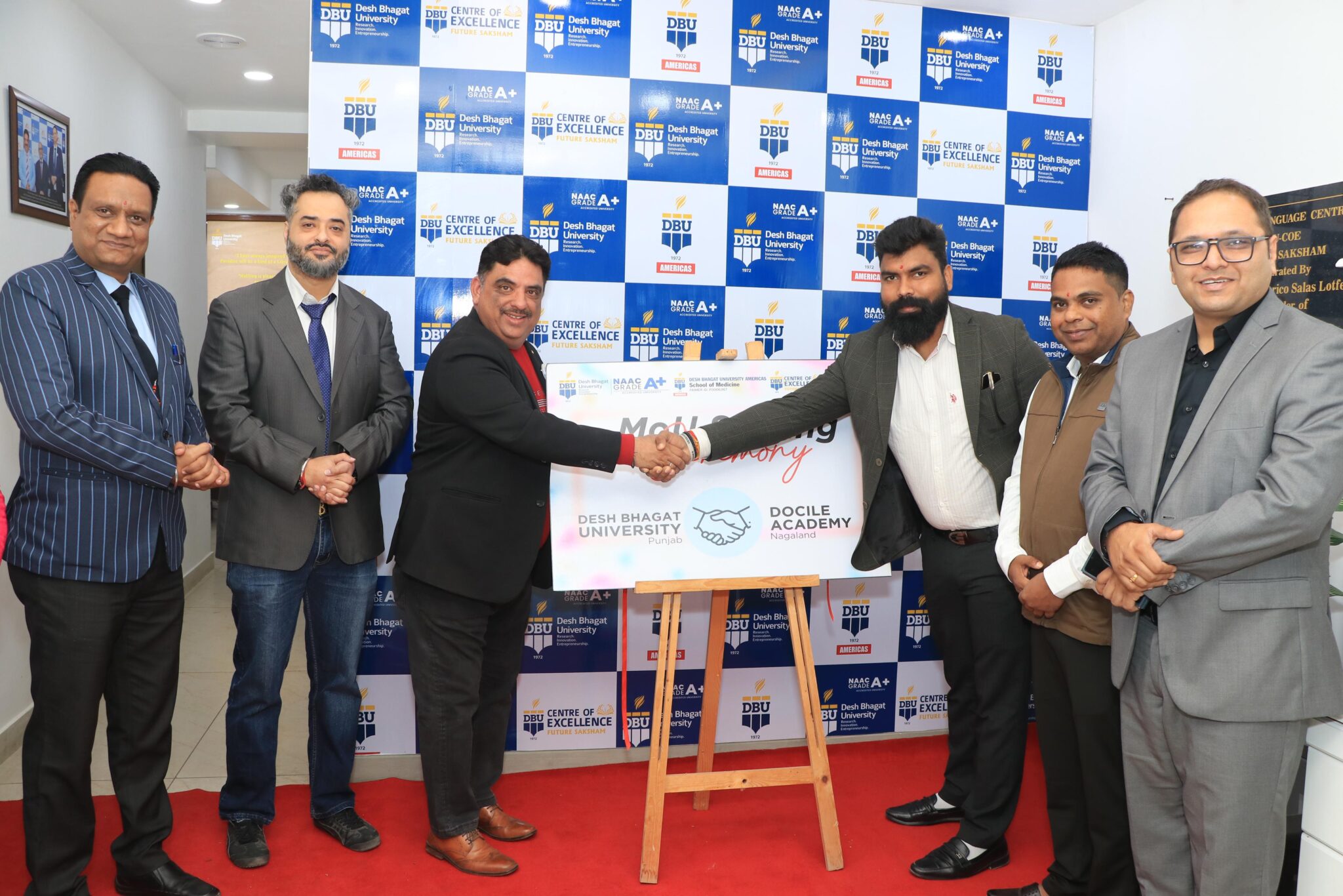 MoU – DBU Centre of Excellence